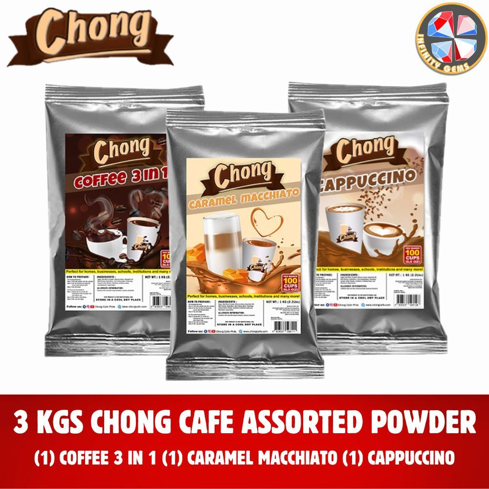 3 KGS CHONG CAFE ASSORTED PREMIXED POWDER (3IN1-CM-CPP) | Shopee ...