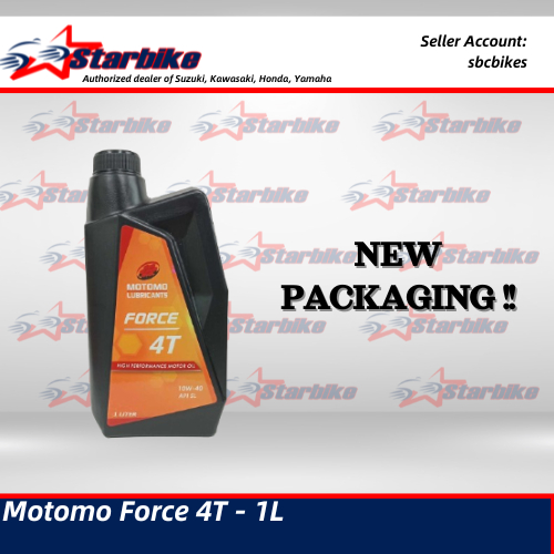Motomo Force 4T 10W-40 Api Sl Lubricants | Shopee Philippines
