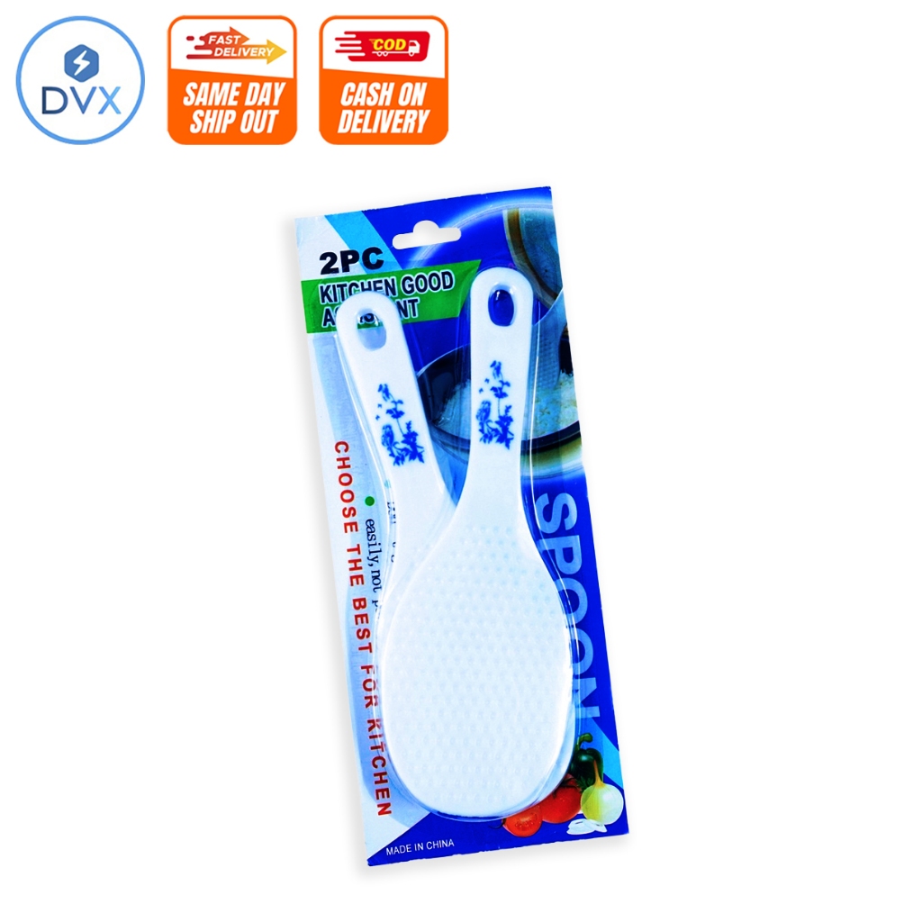COD DVX Plastic Rice Scoop Paddle Food Plastic Serving Spoon Scooper ...