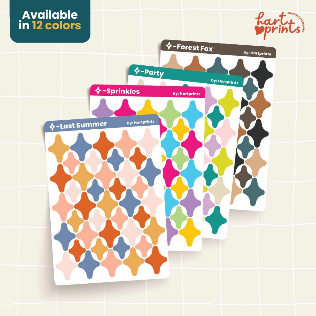Two-way cut Sparks Stickers for Journals, Scrapbooks, and Planners ...