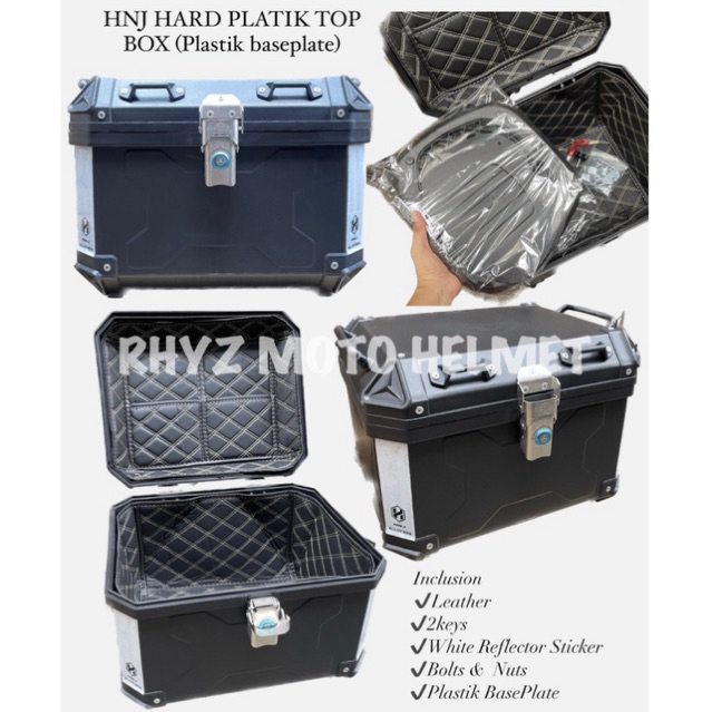 RXR & HNJ HARD PLASTIK TOP BOX 45L W/B | Shopee Philippines