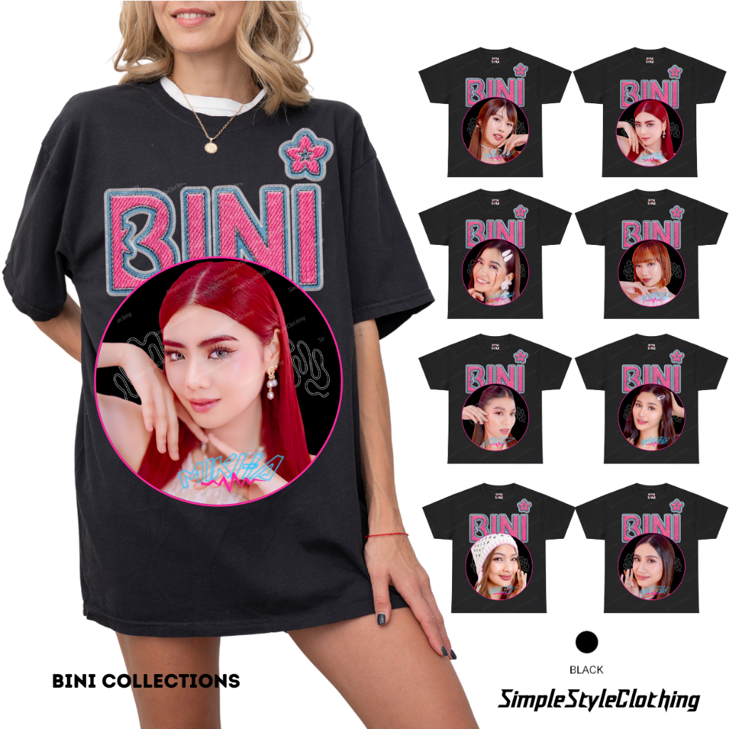 BINI Collections Oversized T-shirt Simple Style Clothing T-Shirt Shopee ...