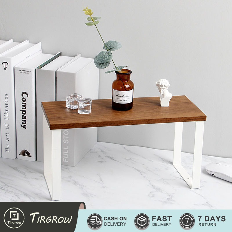 Desktop small desk storage decorative shelf Japanese style home living ...