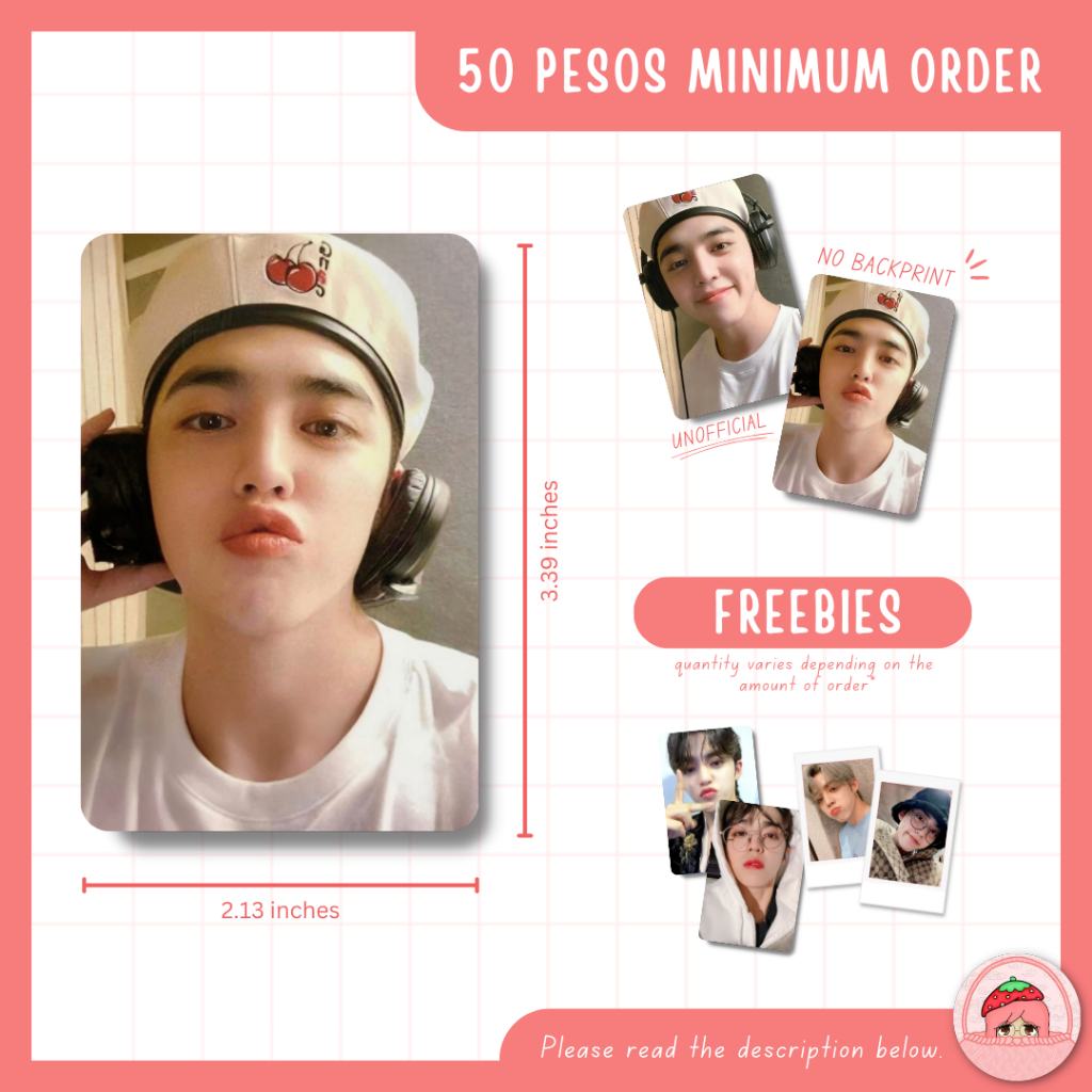 SCOUPS CHEOL SEMICOLON PC PHOTOCARD UNOFFICIAL FANMADE PRINT KPOP ...