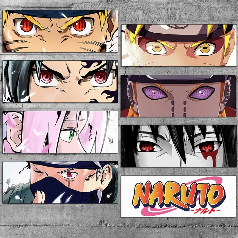 NARUTO Photo Tiles / Wall Decor / Anime Posters on Sintra Board Sasuke ...