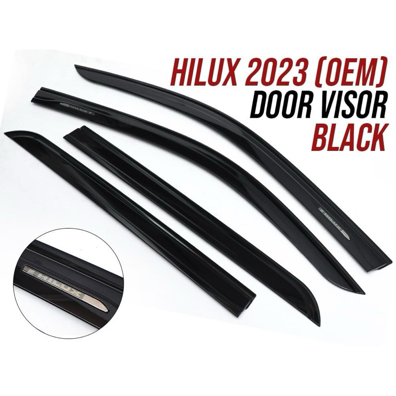 Side Visor Original Toyota Hilux Revo Conquest GRS 2016 - 2024 | Shopee ...