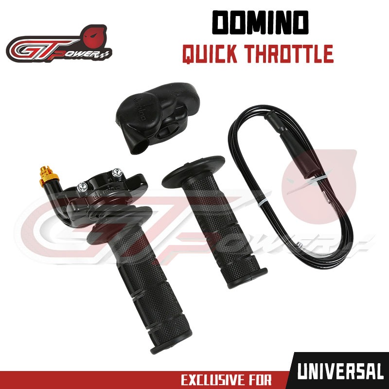⭐️DOMINO Quick Throttle With Cable Handle Grip Left+Right 1Pair ...