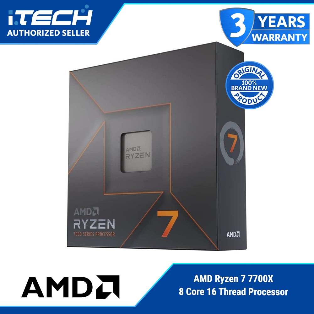 AMD Ryzen 7 7700X 8 Core 16 Thread Processor | Shopee Philippines