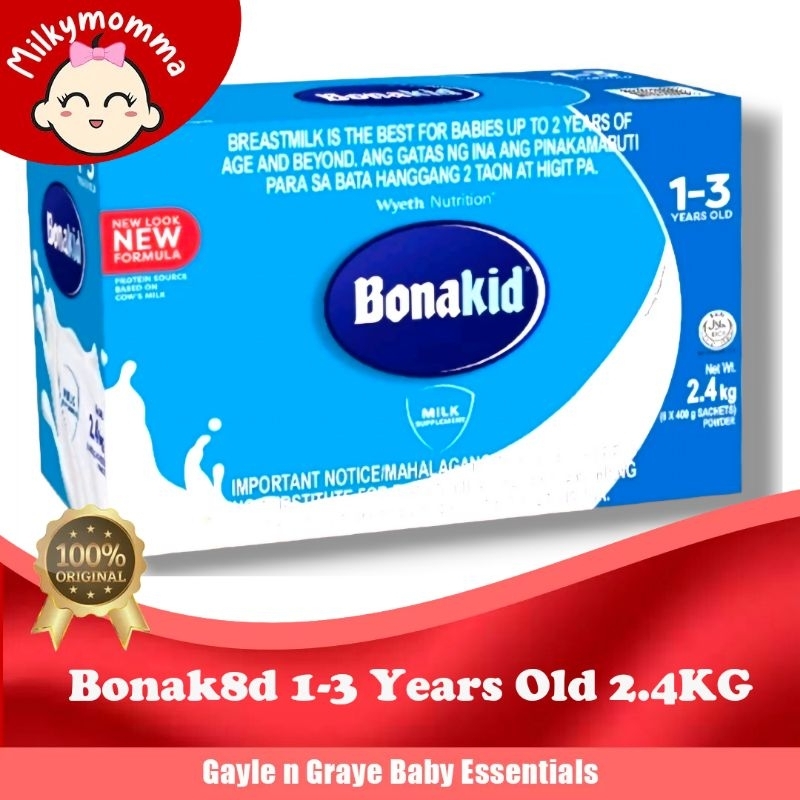 Bonakid 1-3 Years Old 2.4KG Milk Supplement | Shopee Philippines