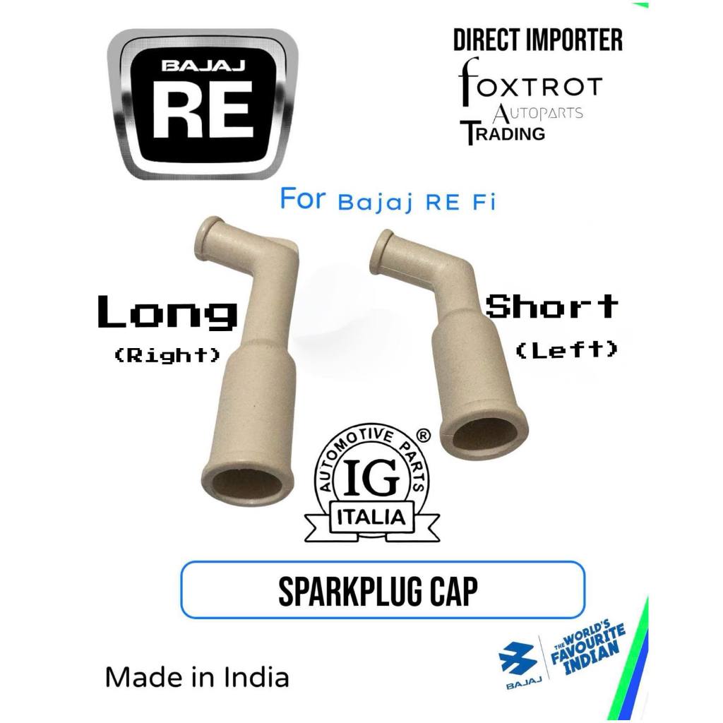 BAJAJ RE Sparkplug Cap FI IG Genuine ITALIA BIG/SMALL | Shopee Philippines