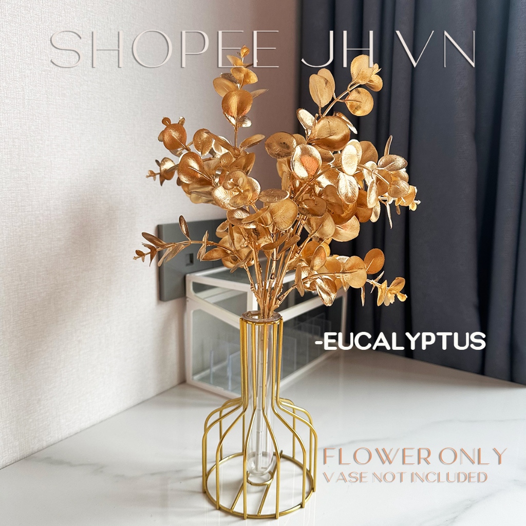 Artificial Gold Flower Leaves Leaf Grass Handmade For Wedding Party ...