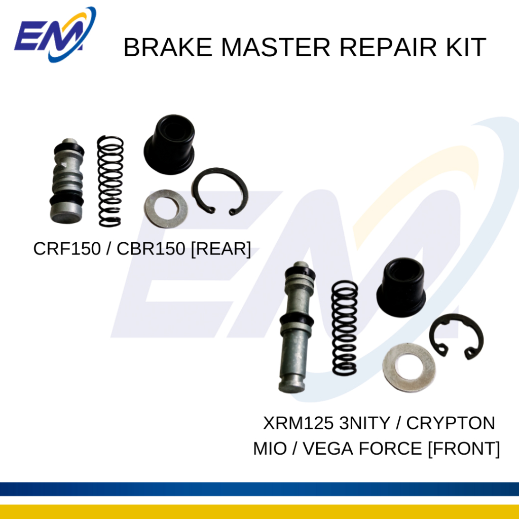 BRAKE MASTER REPAIR KIT CRF150/CBR150/XRM125 3NITY/CRYPTON/MIO/VEGA ...