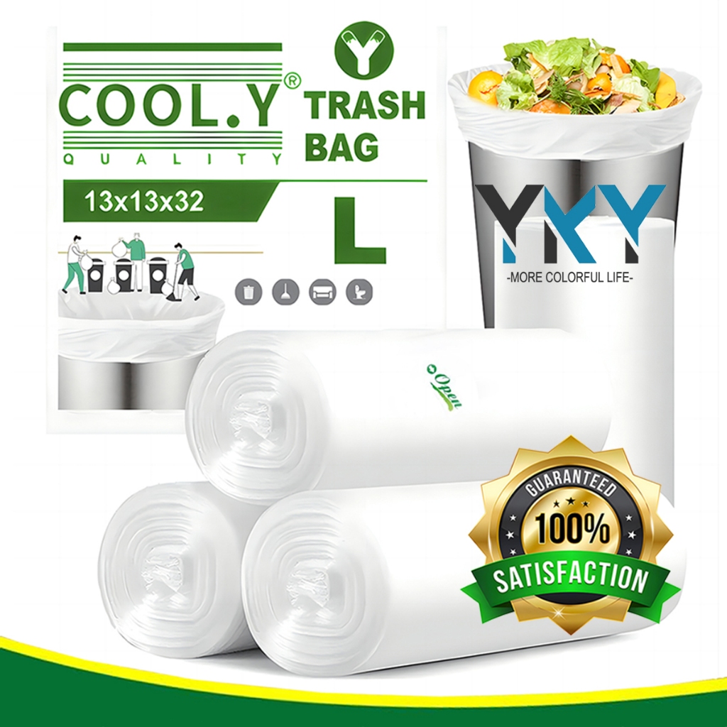 Garbage Bag COOL.Y Trash Bag Makapal White Black Garbage Bag Large ...