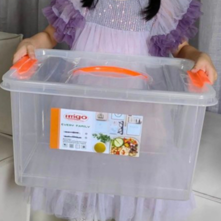 8L/12L/18L/30L STORAGE BOX plastic ware multi purpose storage box ...