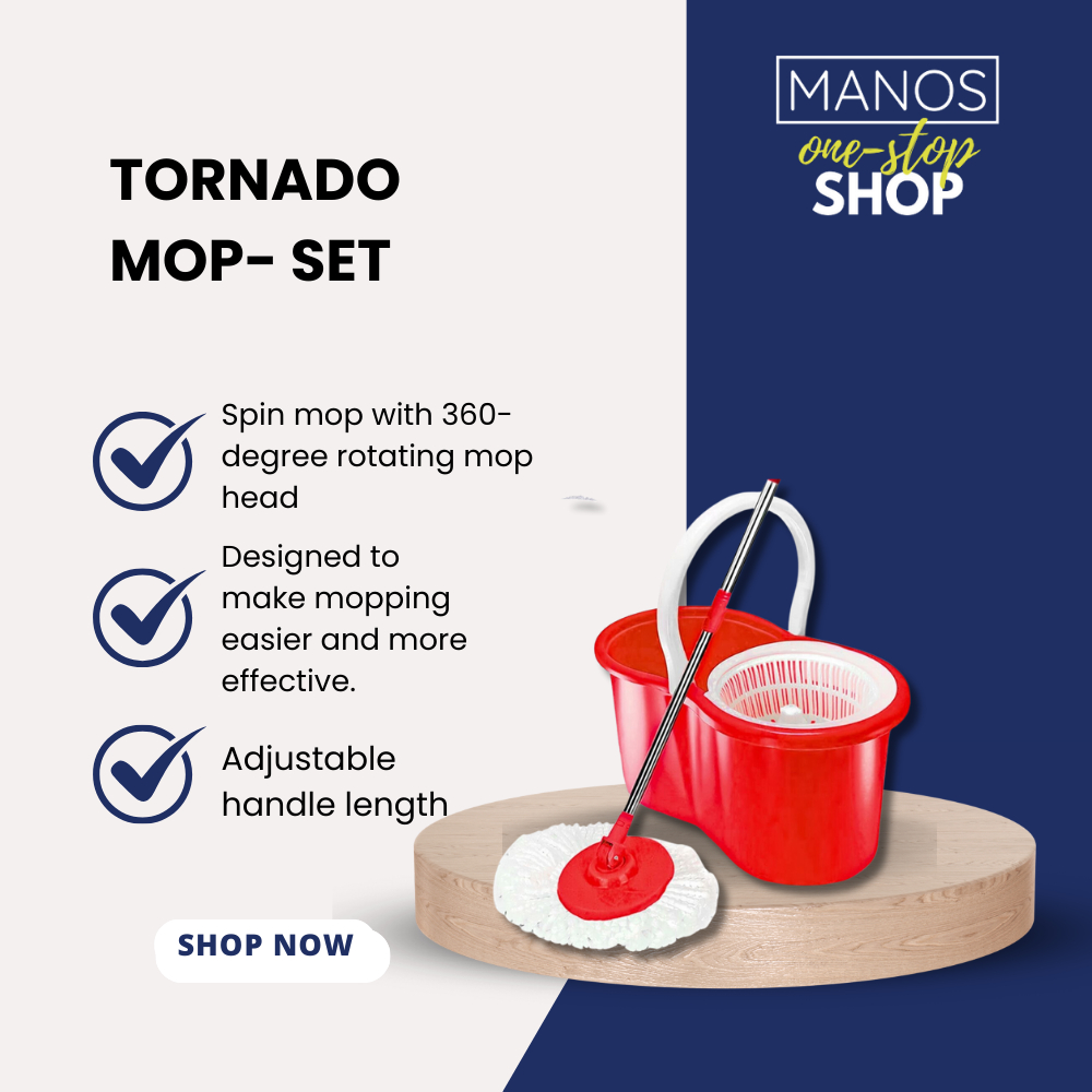 TORNADO MOP (360 DEGREE ROTATING MOP HEAD) / SET | Shopee Philippines