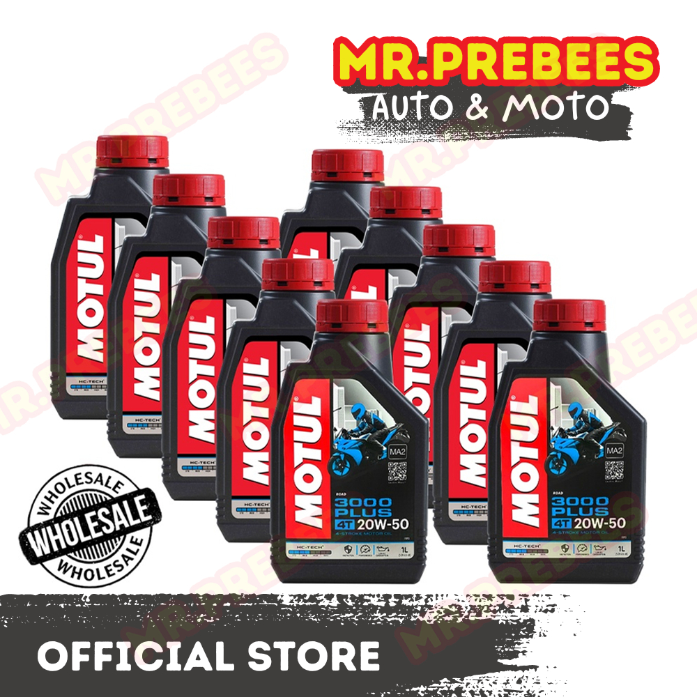 MOTUL 3000 PLUS 4T 20W50 (10 x 1L) | Shopee Philippines