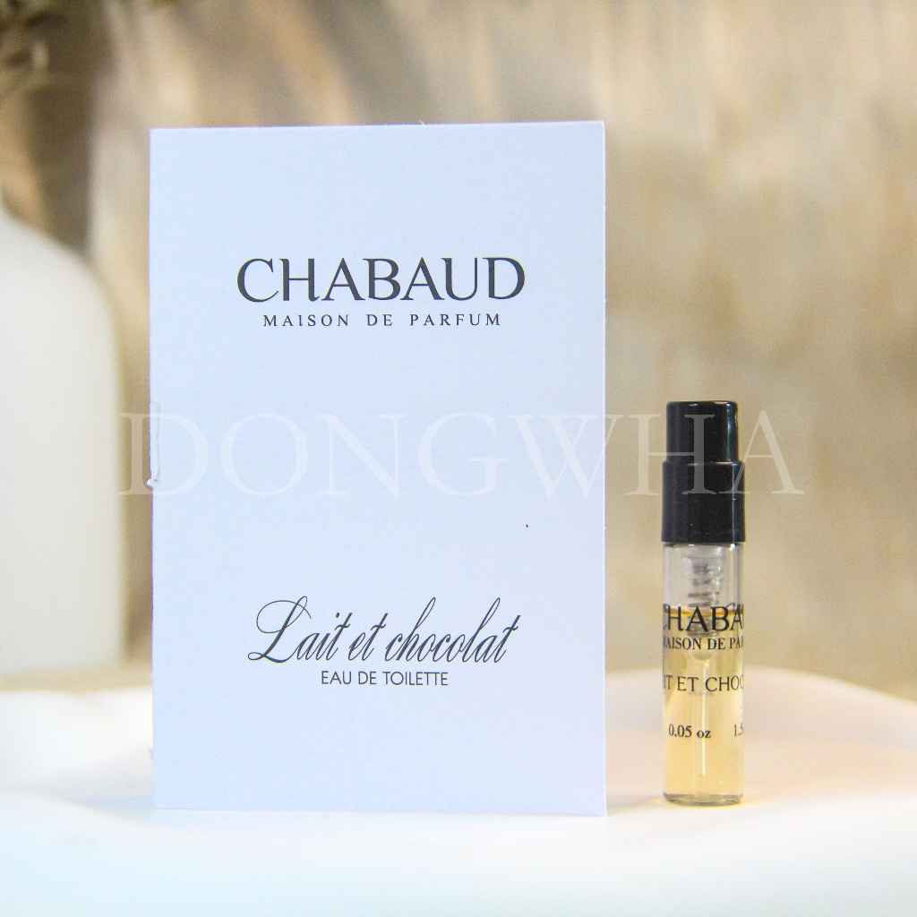Perfume Sample Chabaud Maison de Parfum Lait et Chocolat, 2017 Mini ...