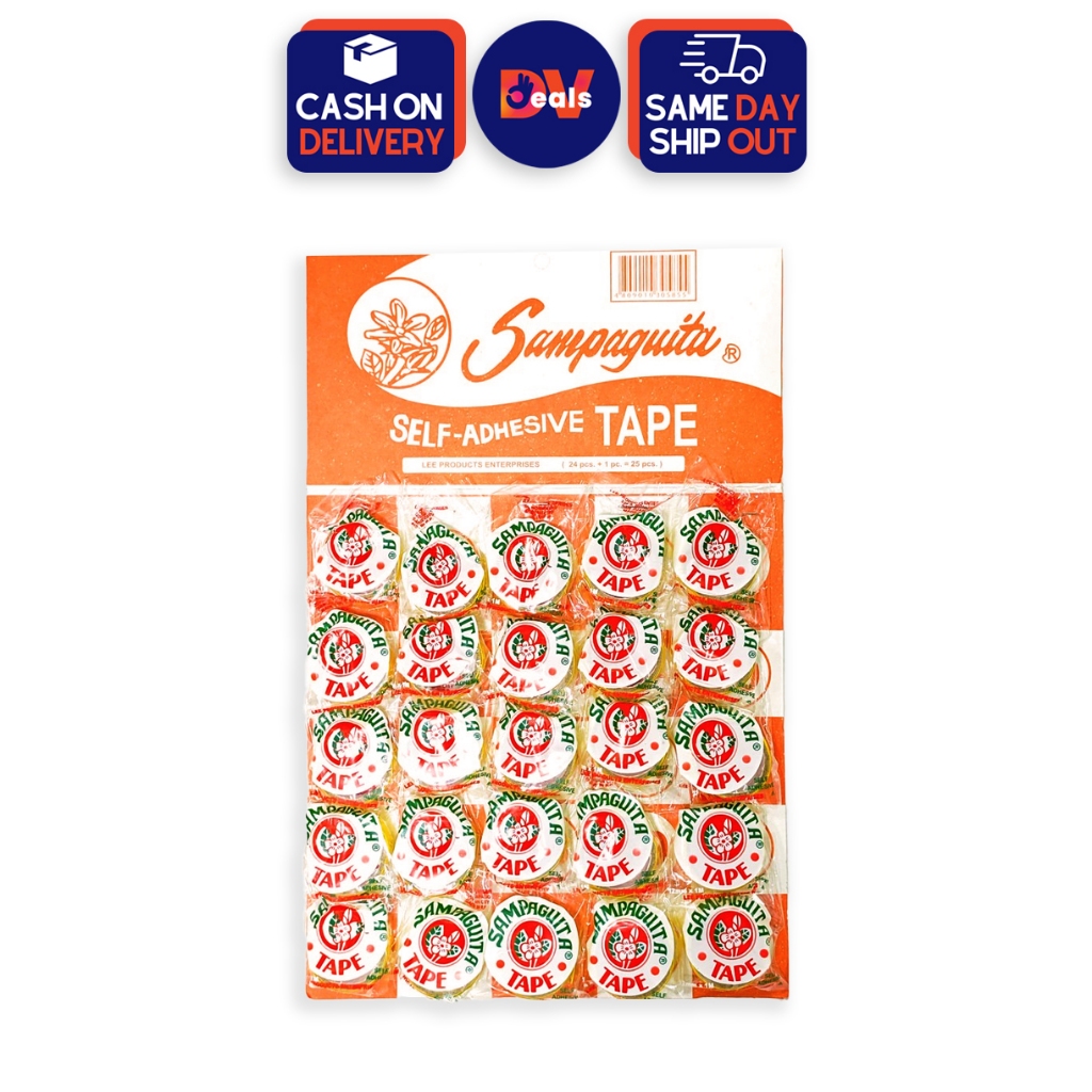 DVDeals 25 Pcs Sampaguita Tape Tiny Adhesive Tapes pambalot packaging ...