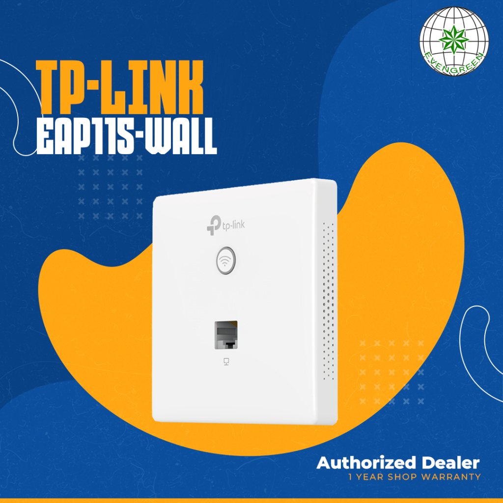 TP-Link OMADA EAP115-Wall 300Mbps Wireless N Wall-Plate Access Point ...