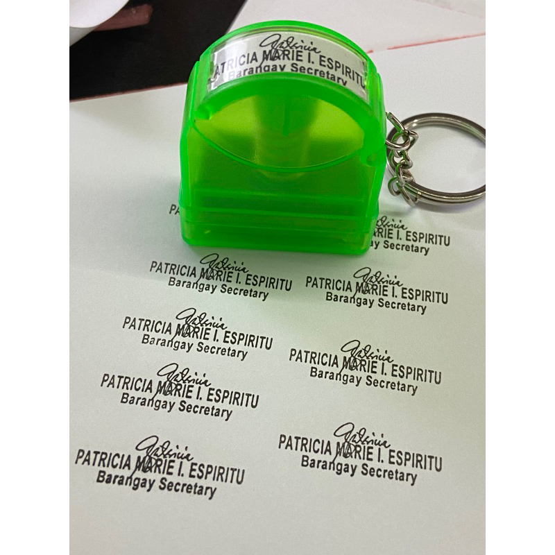 10x28MM PERSONALIZED SELF INKING STAMP | Shopee Philippines