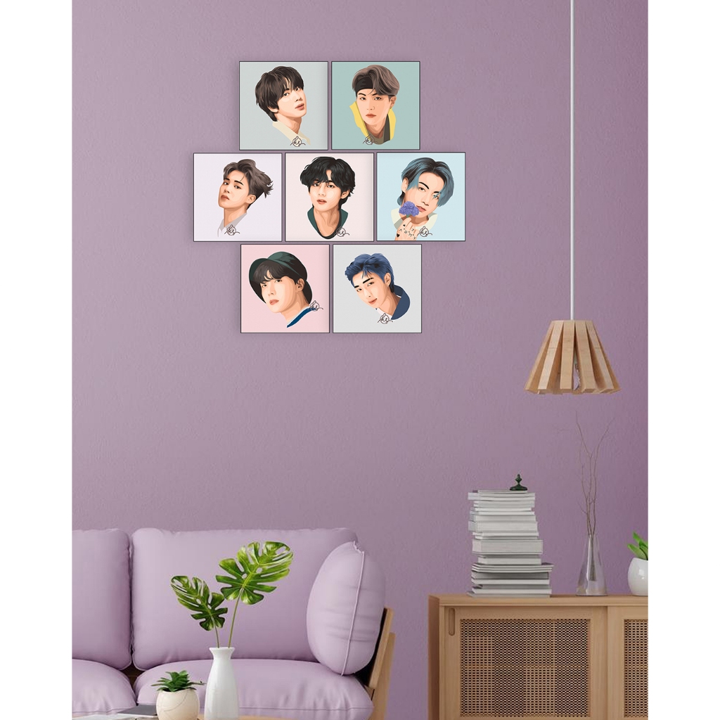 KPOP / PPOP Wall Decor / Frame / 8x8 inches | Shopee Philippines