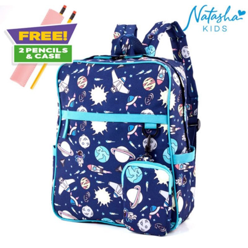 PSS | Natasha Boys 2in1 Solar System Print Backpack with Coin Purse ...