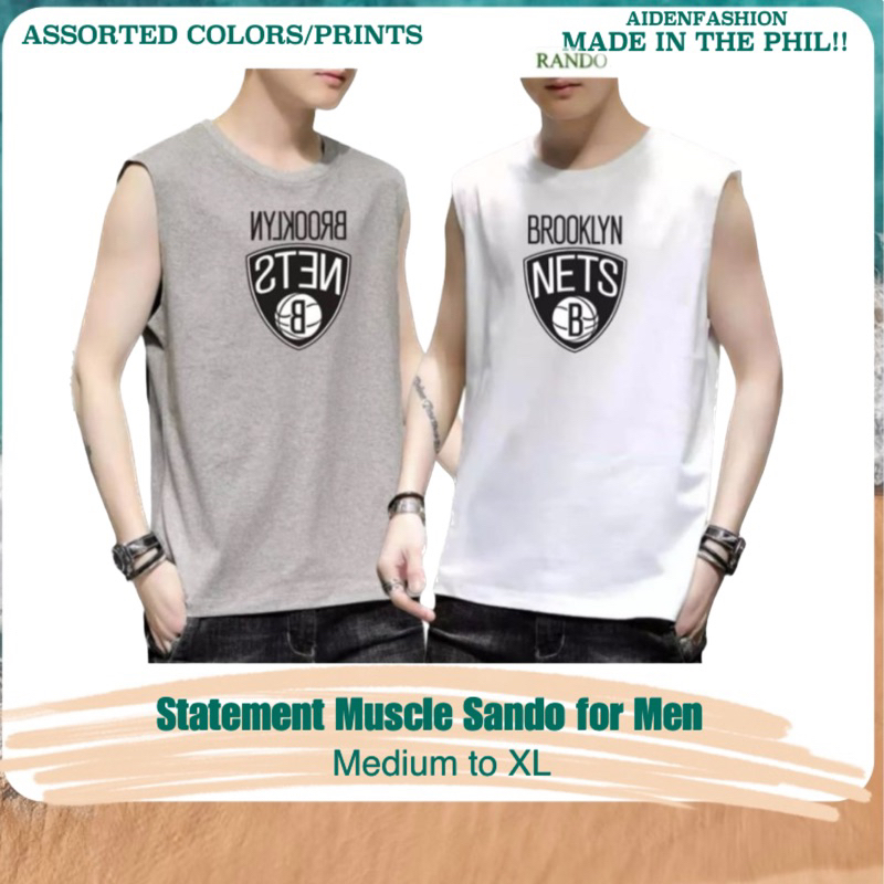 Statement Muscle Tees Sando for Men(MEDIUM TO SEMI-XL)-Dean | Shopee ...