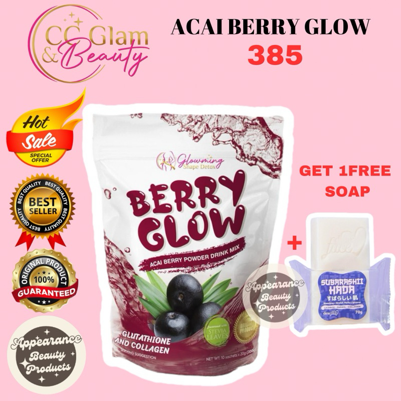 Glowming Berry Glow Acai Berry Juice Drink | Shopee Philippines