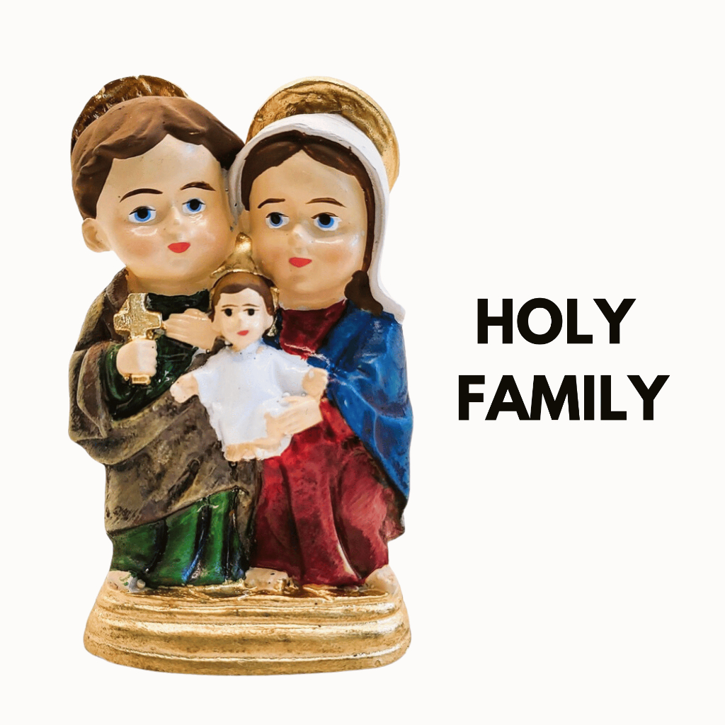 Chibi Religious Mini Statues Holy Family 3.5 to 4 inches | Shopee ...