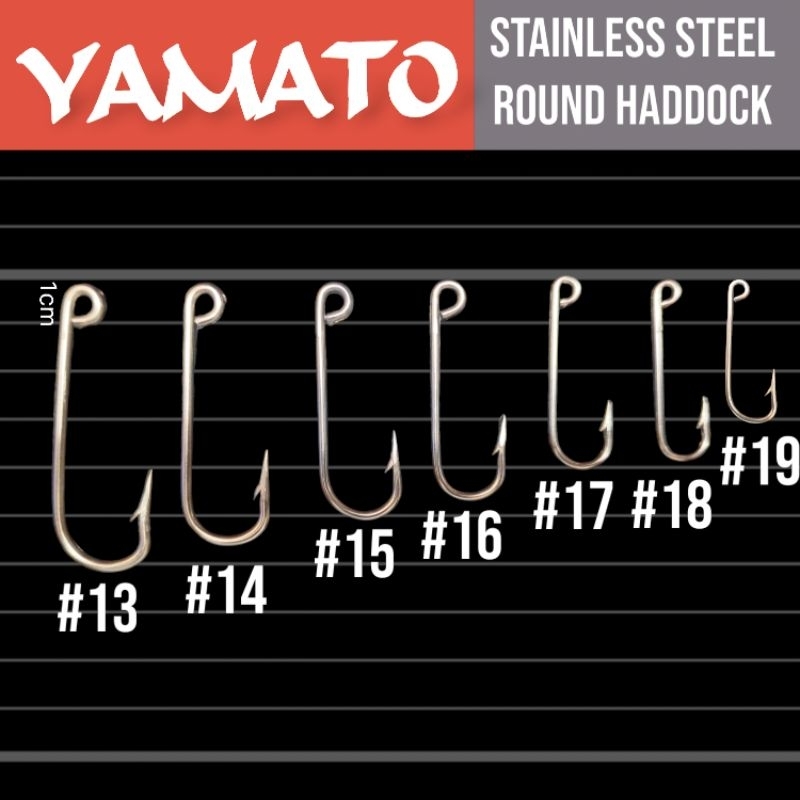 RETAIL Yamato Stainless Steel Round Haddock Hook / 2362 | Shopee ...