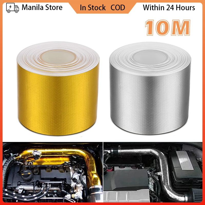 10m Motorcycle Thermal Exhaust Tape Air Intake Heat Insulation Exhaust ...