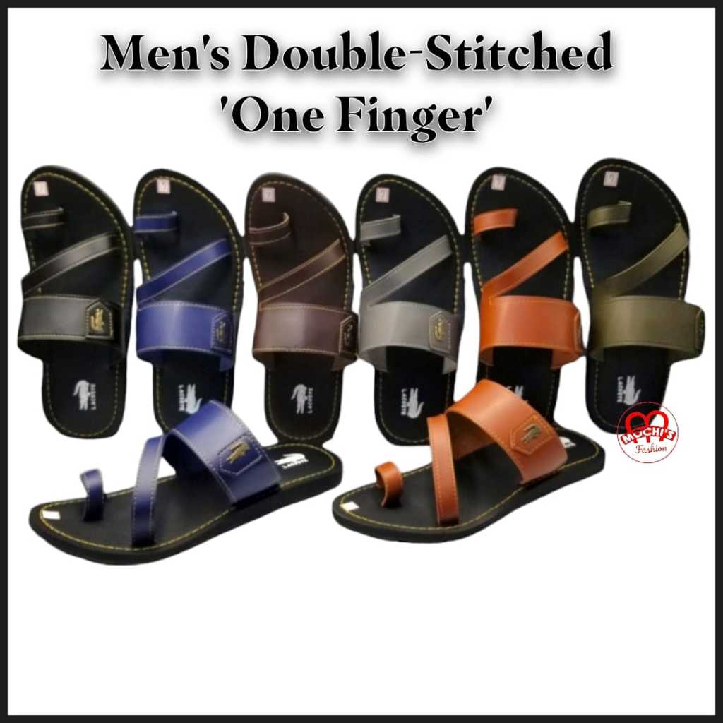 Marikina 'AN-10' Men's Heavy-Quality 'One-Finger' slippers (Double ...