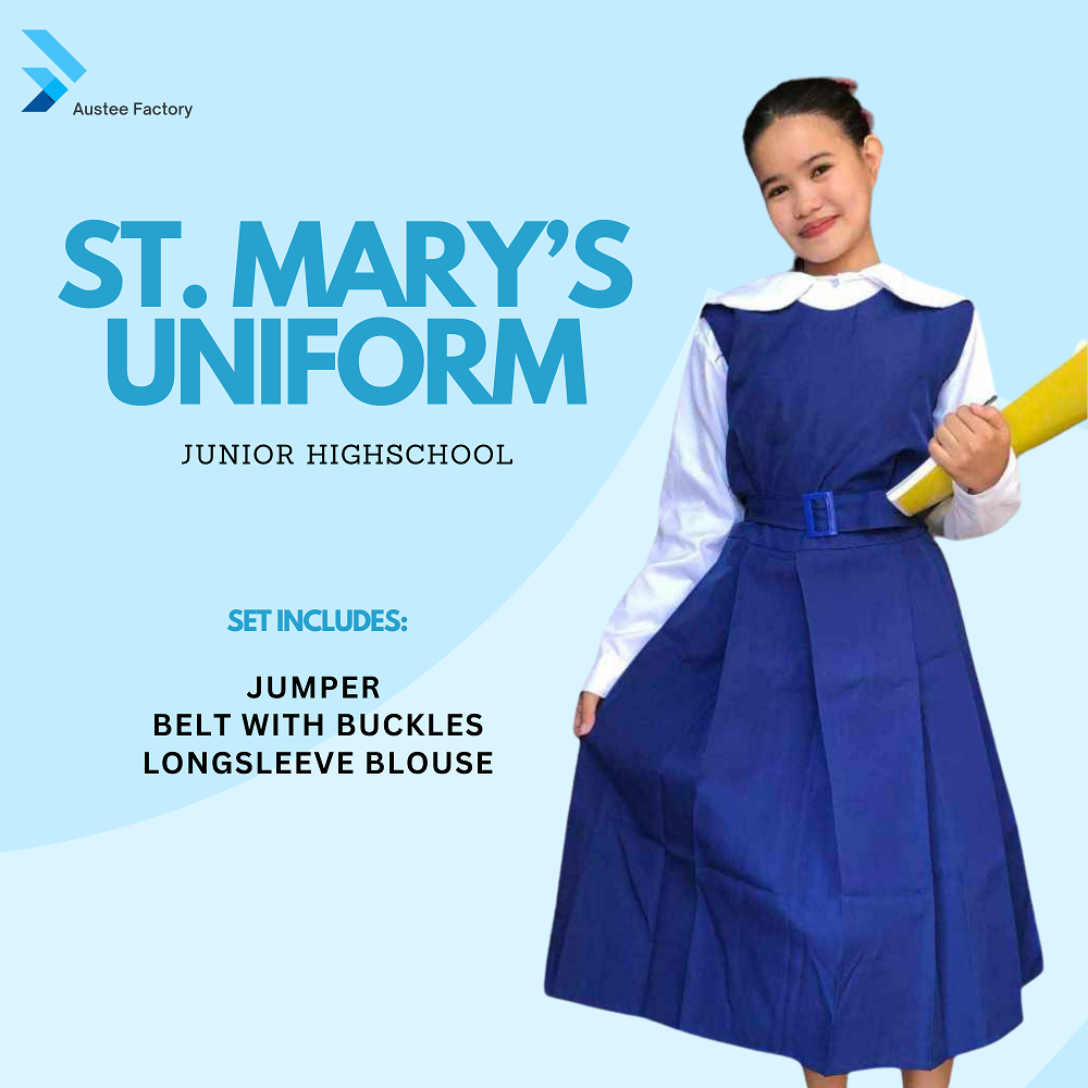 A Austee Premium St. Marys Junior High School Uniform for Girls Set ...