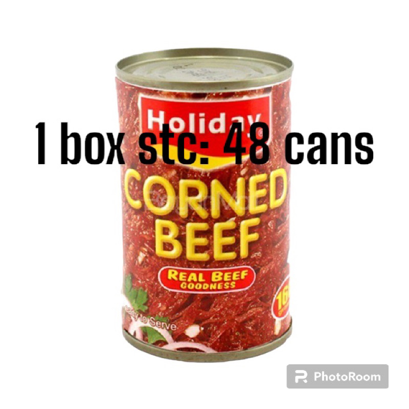 Holiday Corned beef 150 grams (48 cans) | Shopee Philippines