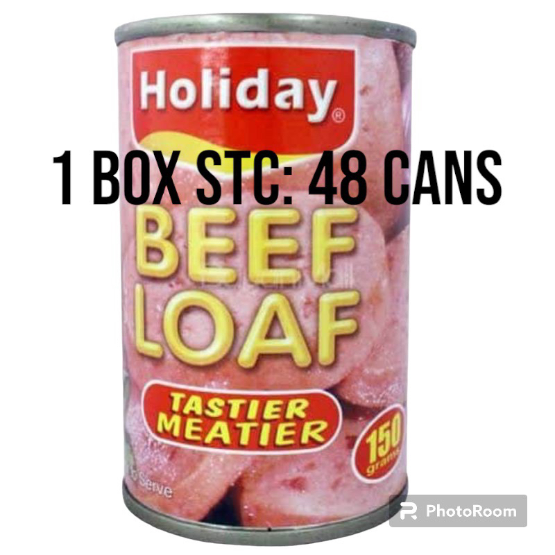 1 box Holiday beef loaf 150 grams (48 cans) | Shopee Philippines