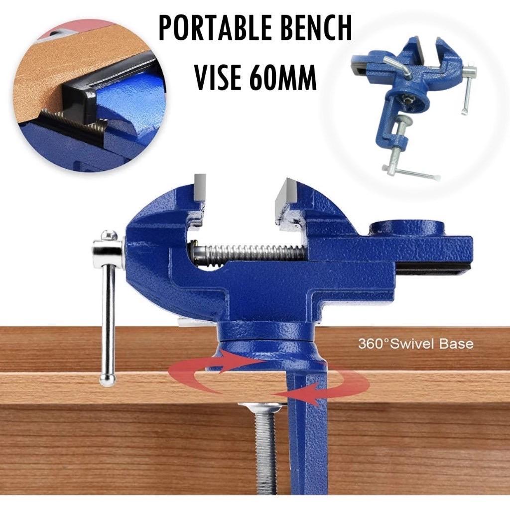 Portable Bench Vise Clamp GATO 60mm Rotatable Heavy Duty ...