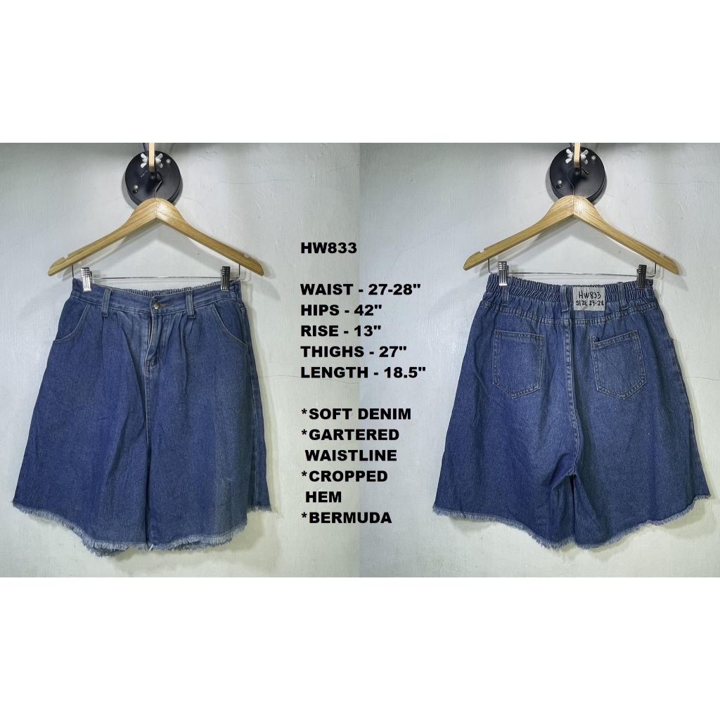M&Z Preloved Ladies High Waist Denim Shorts Pt.2 | Shopee Philippines