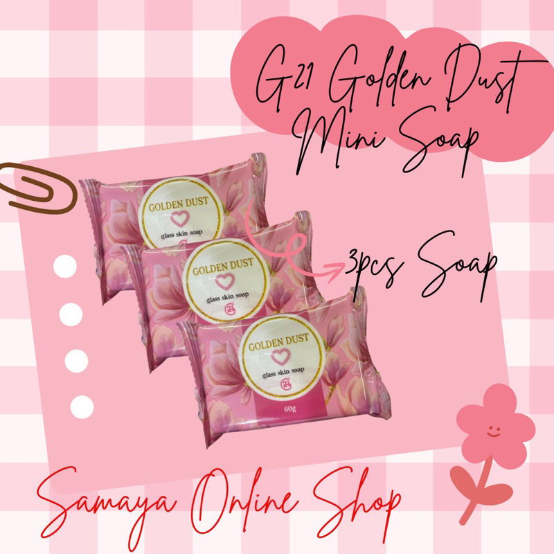 G21 GOLDEN DUST MINI SOAP - 3PCS | Shopee Philippines