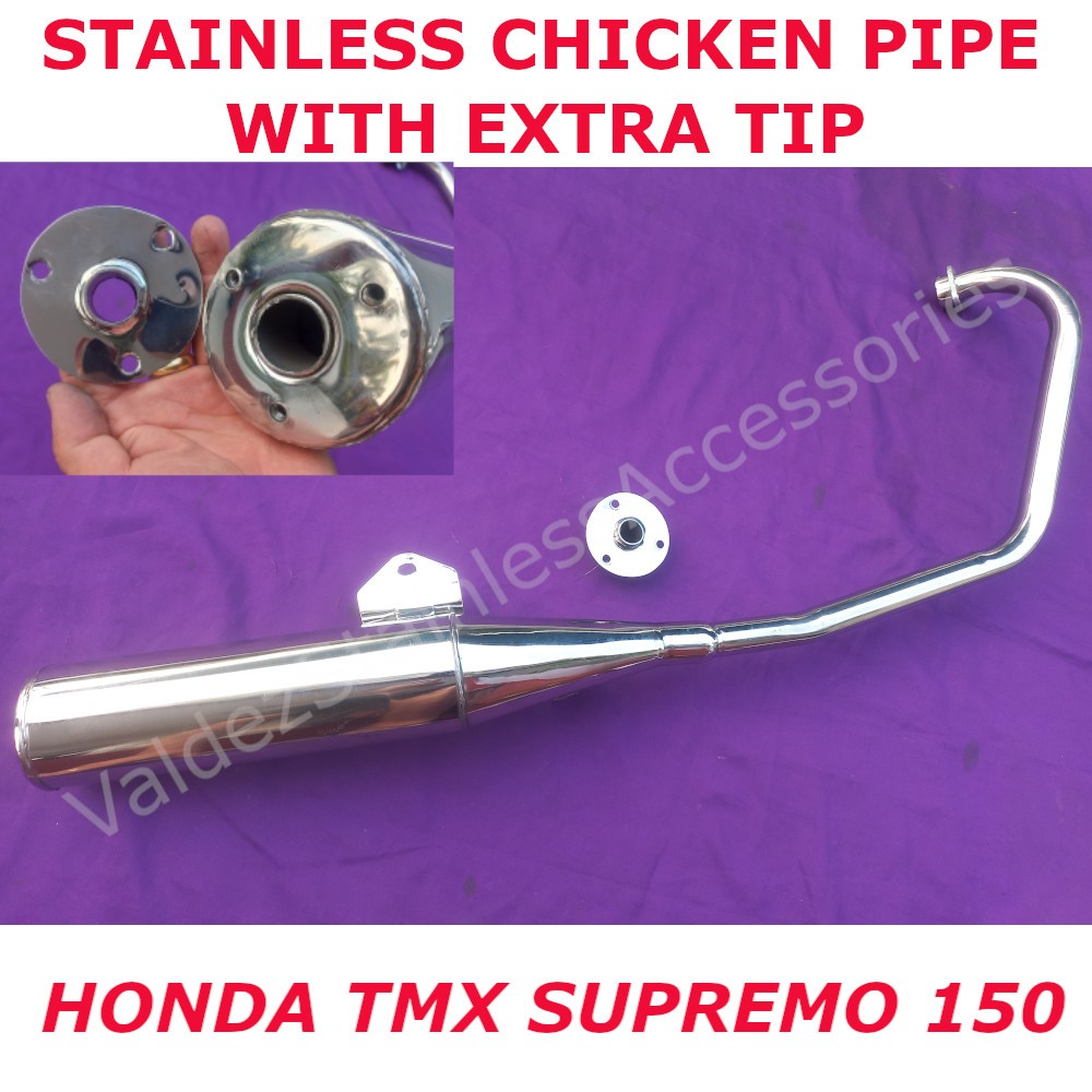 ONE TIP , New Stainless Chicken Pipe for HONDA TMX SUPREMO 150 | Shopee ...