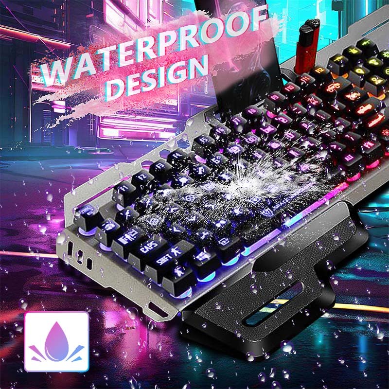 GK70 RGB Gaming Keyboard And Mouse Set With 104 Keys Backlight Wired ...