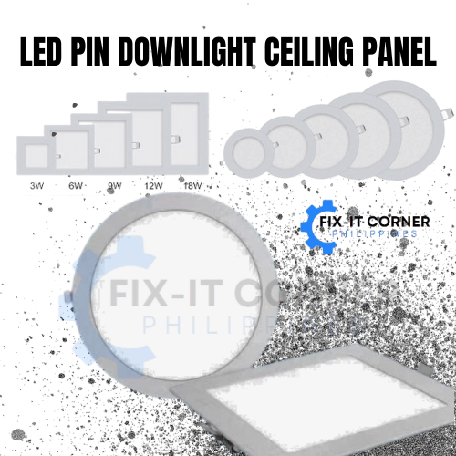 LED Pin Ceiling Light Panel Square 3w-18w LED Recessed Downlight II FIX ...
