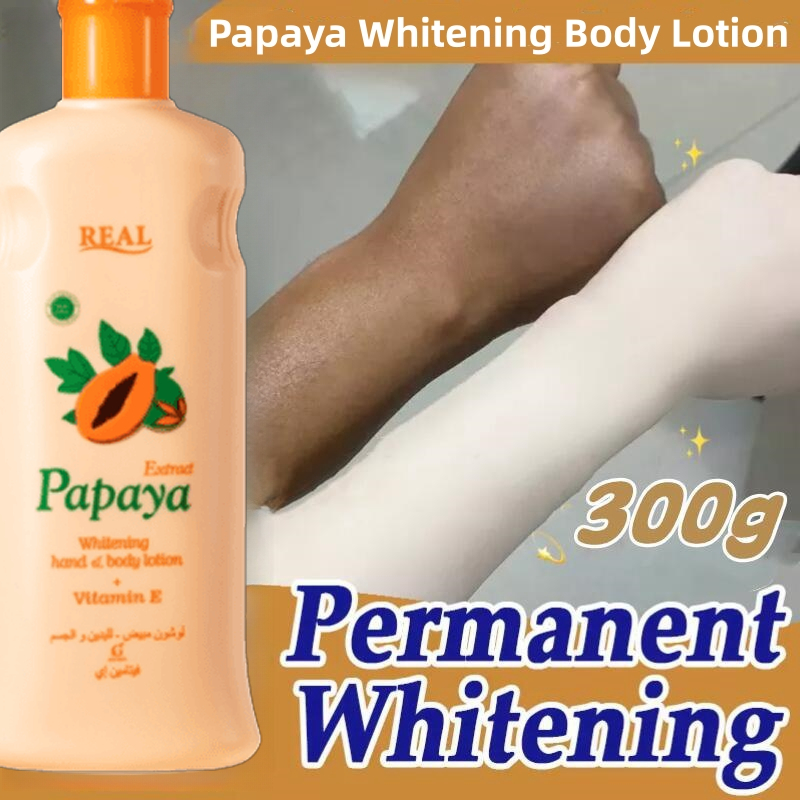 Papaya Whitening Body Lotion Moisturizing Effective Permanent Whitening ...