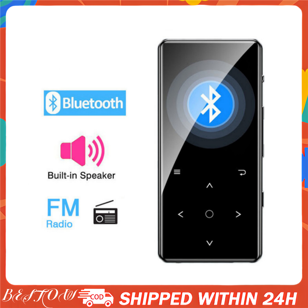 MP4 Player With Bluetooth MP3 Music Players Built IN Speaker Support SD ...