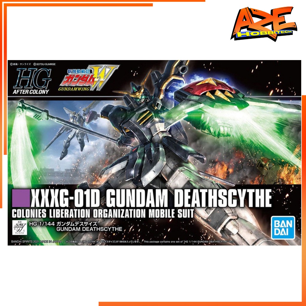 AZE Gundam XXXG-01D Gundam Deathscythe HG 1/144 Gunpla Model kit Bandai | Shopee Philippines