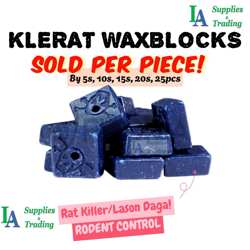 Klerat Wax Blocks Rodent Control/Pamuksa sa mga Mababait na Daga ...