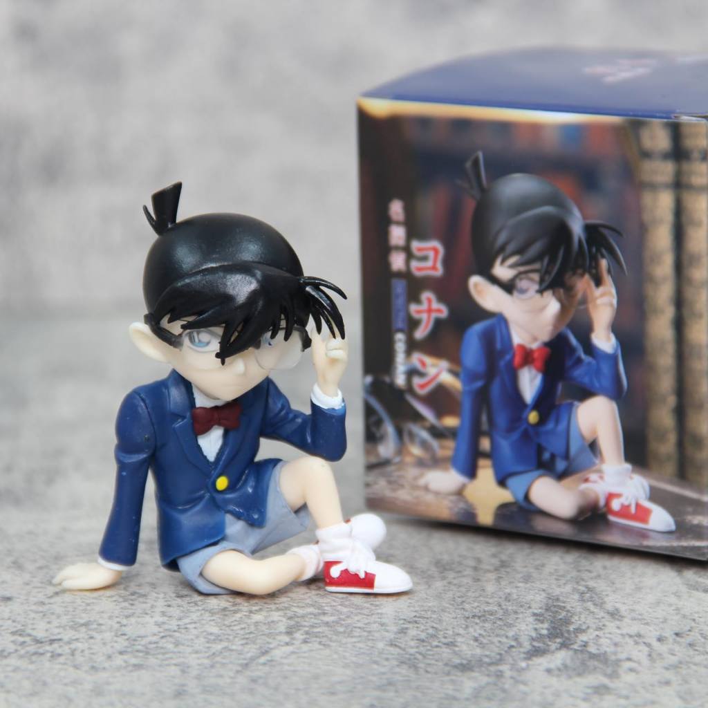 Detective Conan Sitting Cute Collectible Action Figure Gift | Shopee ...