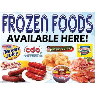FROZEN FOODS AVAILABLE HERE TARPAULIN (TINDAHAN SERYE) | Shopee Philippines