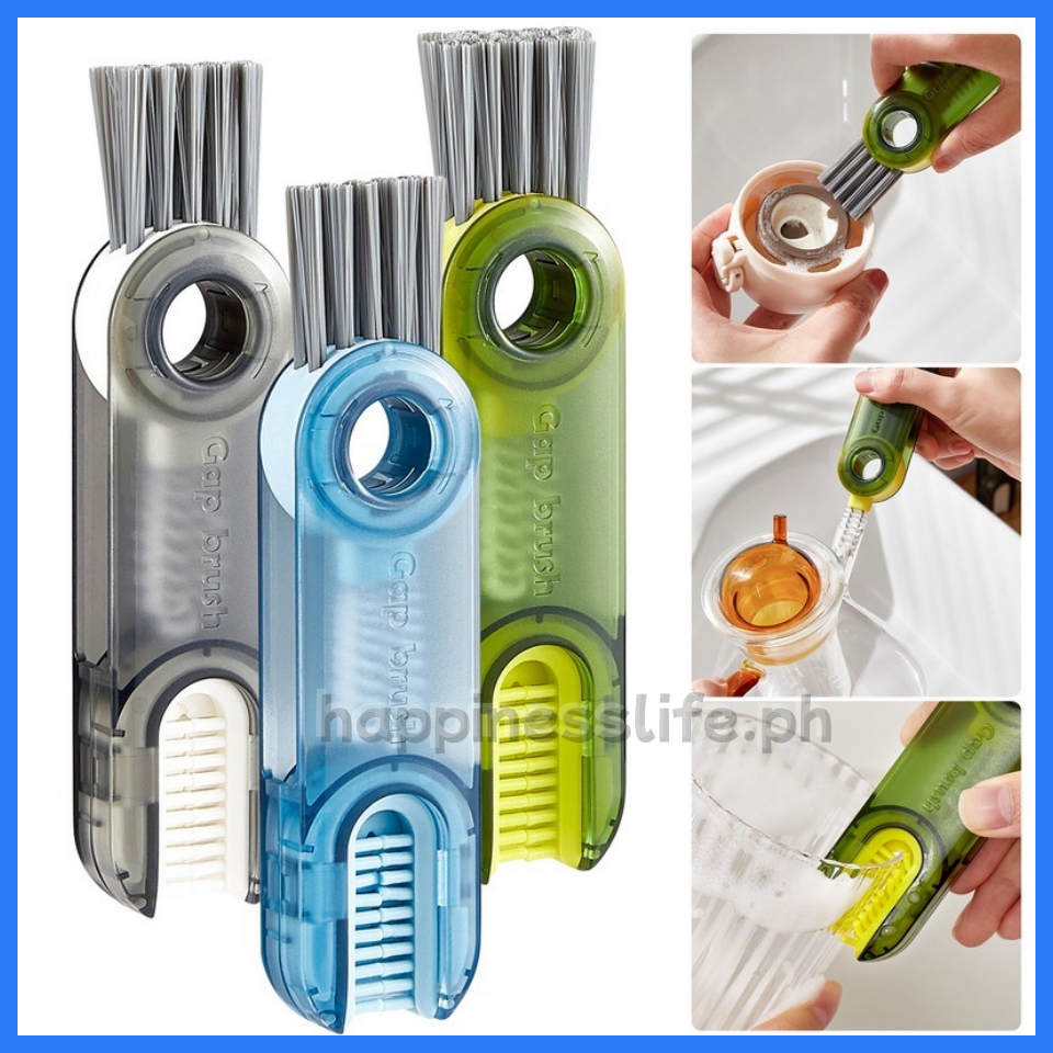 3-in-1 U-shaped Cup Rim Cleaning Brush Milk Bottle Cleaner Brush Mini ...