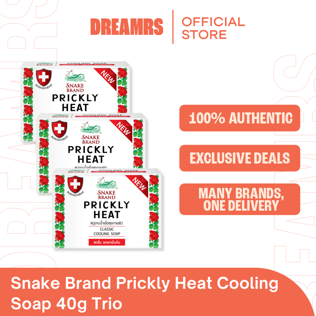 Snake Brand Classic Cooling Soap 40g Trio (DREAMRS) | Shopee Philippines