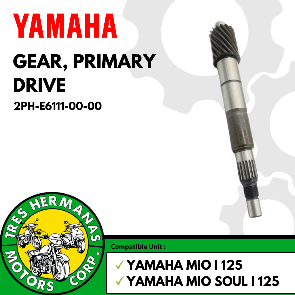GEAR, PRIMARY DRIVE FOR YAMAHA MOTORCYCLE : MIO I 125 / MIO SOUL I 125 ...